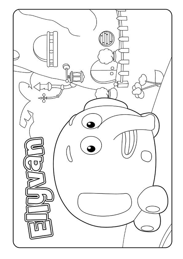 Ellyvan jungle junction coloring pages