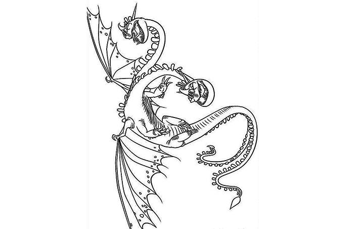Stormfly dragon coloring pages