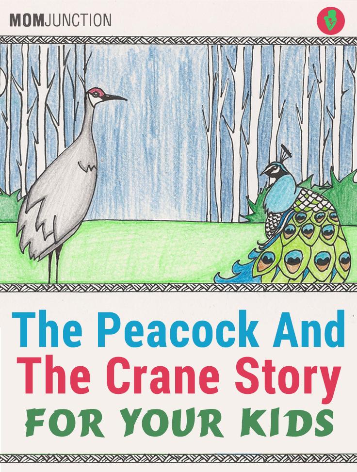 'The Peacock And The Crane Story' For Your Kids