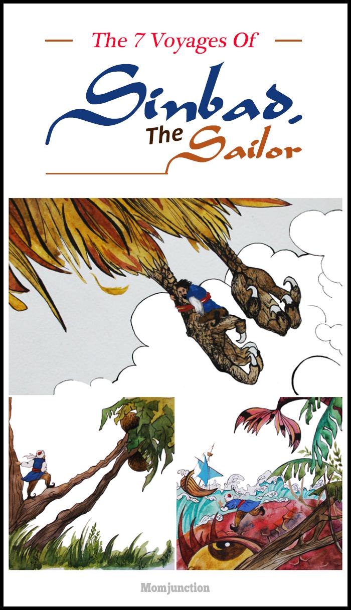 The Seven Voyages Of 'Sinbad, The Sailor' Story For Kids