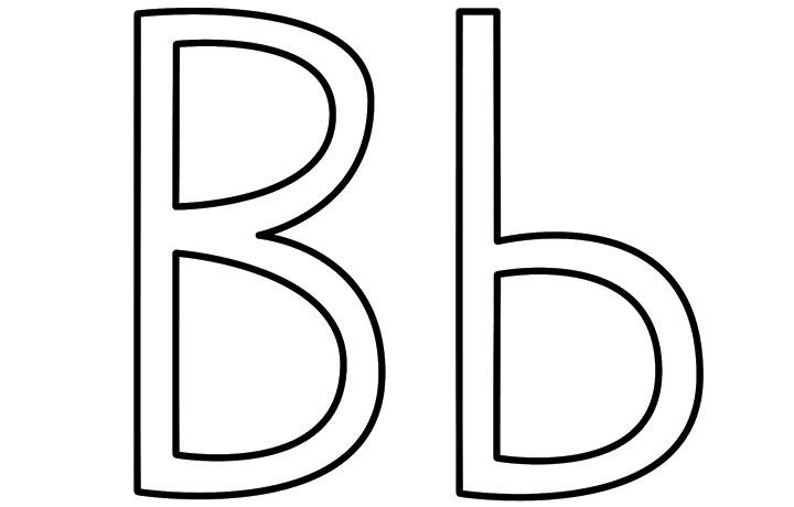 Capital Letter B Coloring Page Coloring Pages