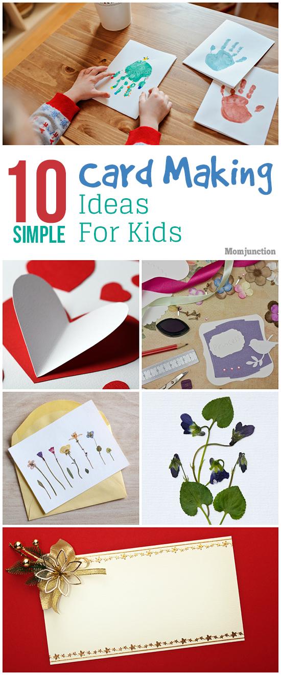 10 Easy And Creative Greeting Card Making Ideas For Kids
