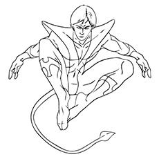 X Men Nightcrawler Coloring Pages Coloring Pages