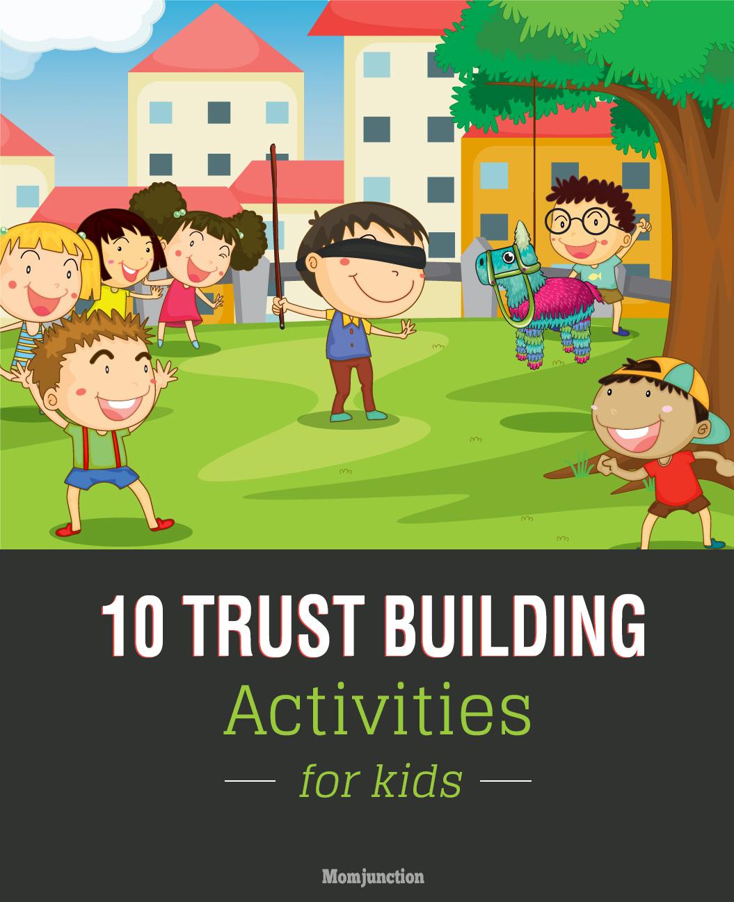 Fun Trust Building Activities For Kids Games Exercises