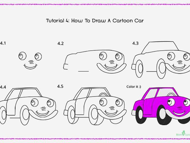 How To Draw A Car Step By Step For Kids?