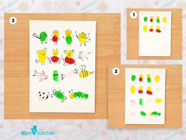 21 Creative Yet Easy Finger And Thumb Painting Ideas For Kids