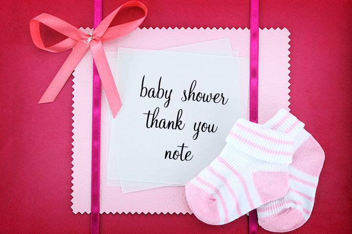 Baby Shower Thank You Notes Wording Ideas