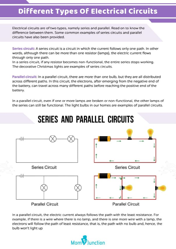 Types Of Circuits Worksheet Answers Series And Parallel Circuits