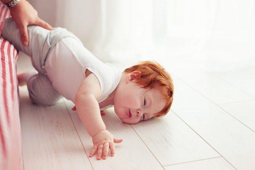 4 Things To Do When Baby Falls Off The Bed & Prevention Tips
