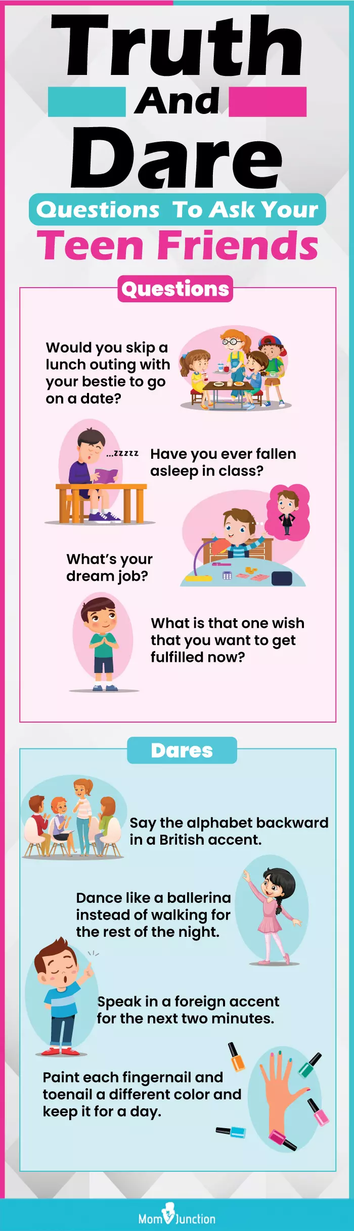 350 Funny Truth Or Dare Questions For Teens