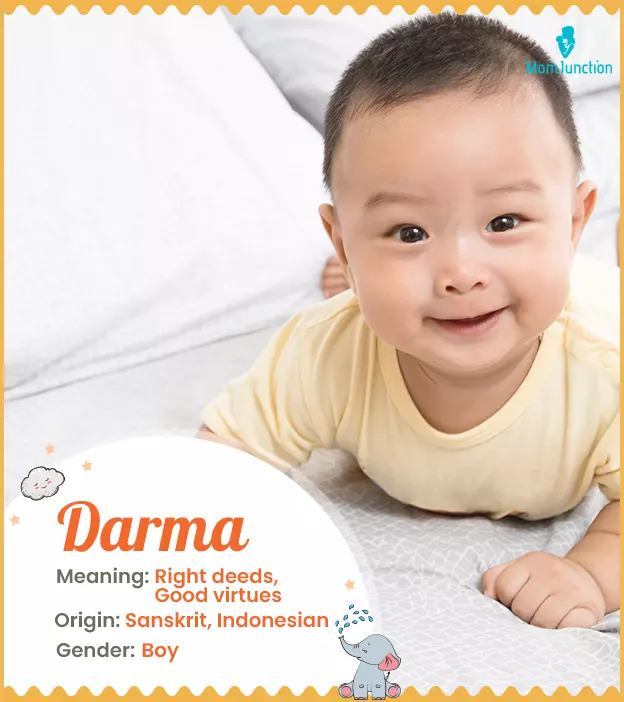 Darma Name Meaning, Origin, History, And Popularity | MomJunction