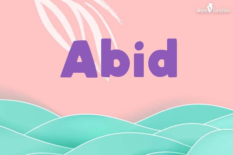 Abid Name Meaning Origin History And Popularity