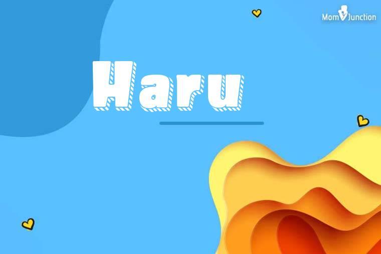 Haru Meaning, Origin, History, And Popularity