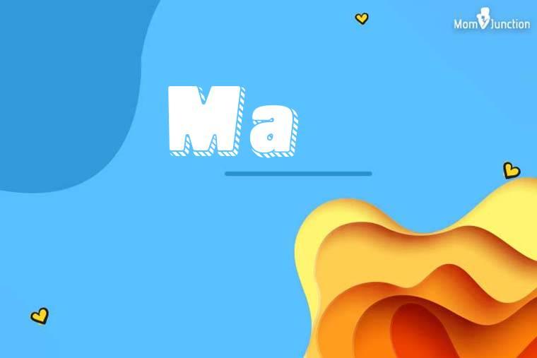 Ma Name, Meaning, Origin, History, And Popularity