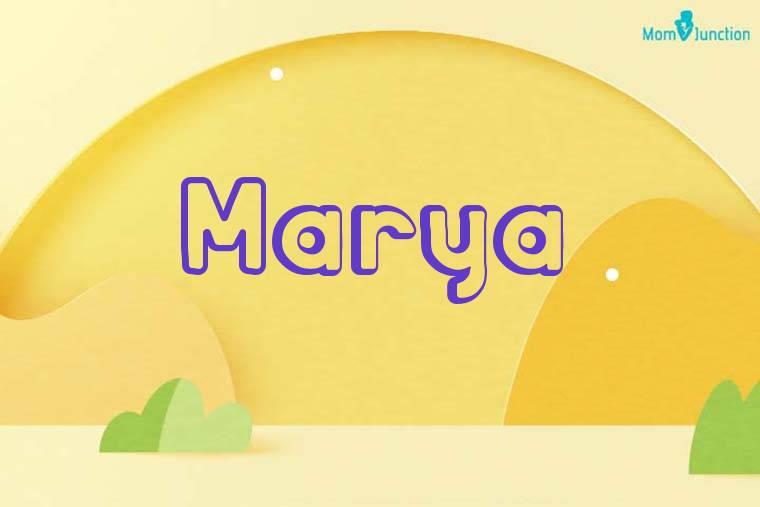Explore Marya: Meaning, Origin & Popularity