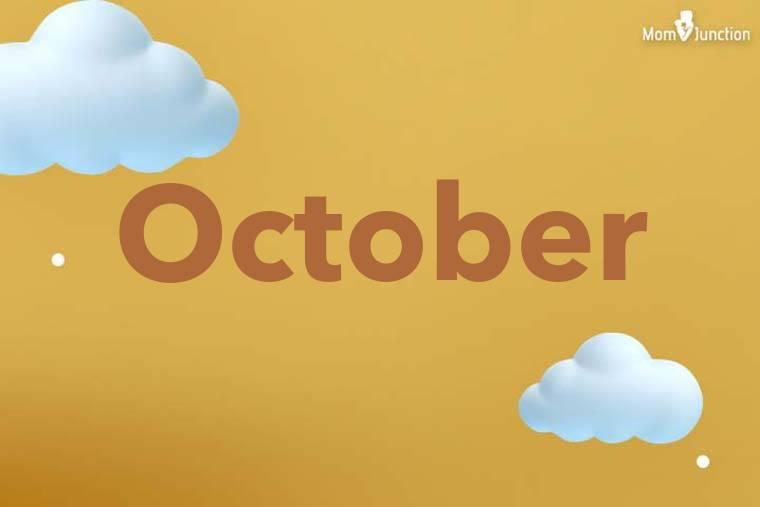 October Name Meaning, Origin, History, And Popularity