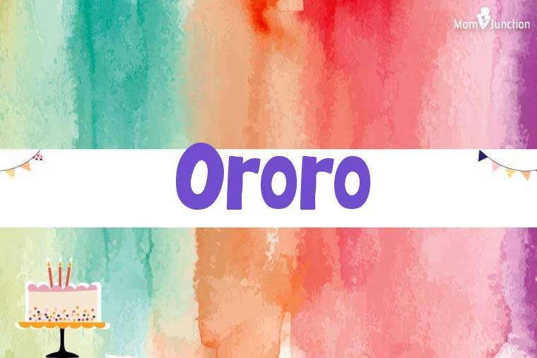 Explore Ororo: Meaning, Origin & Popularity